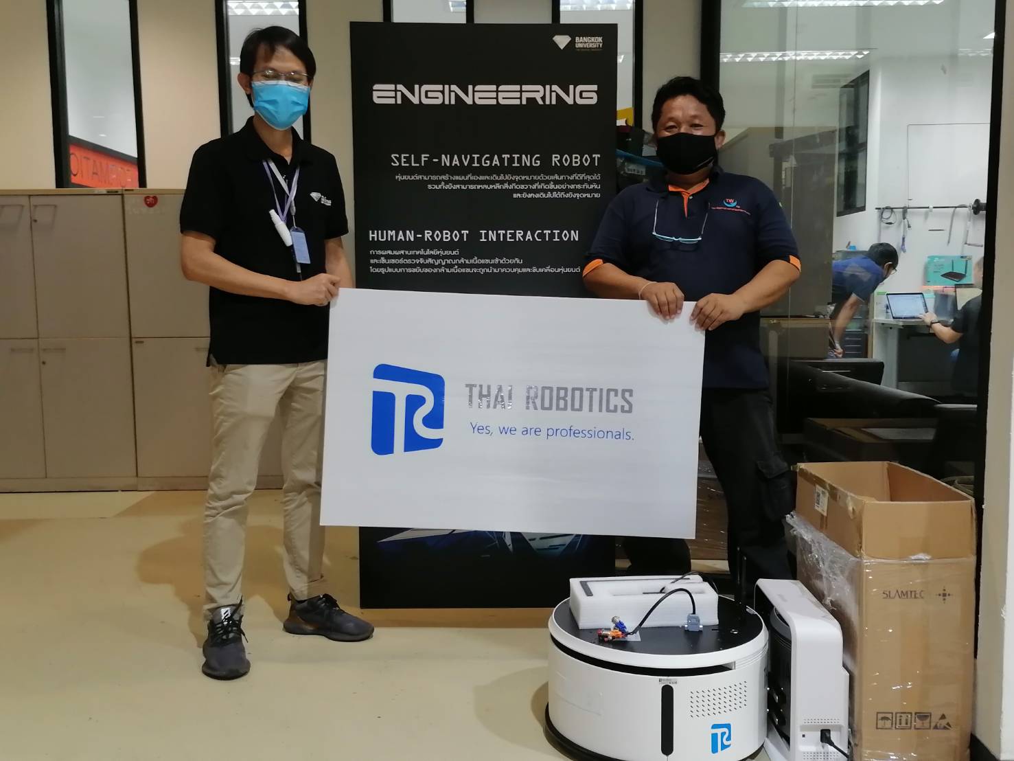 Deliver Service Robot for Bangkok University - Thairobotics-plating ...