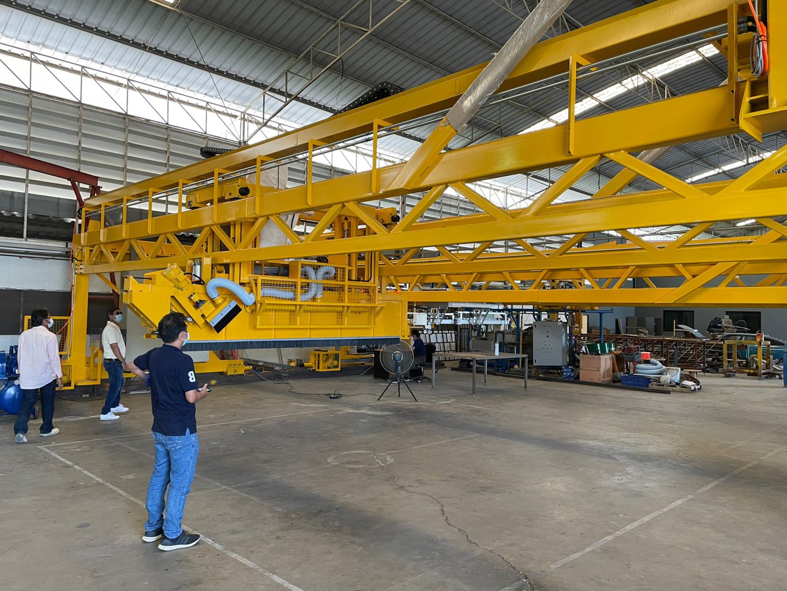 customer visit precast machine - Thairobotics-plating machine,rectifier ...