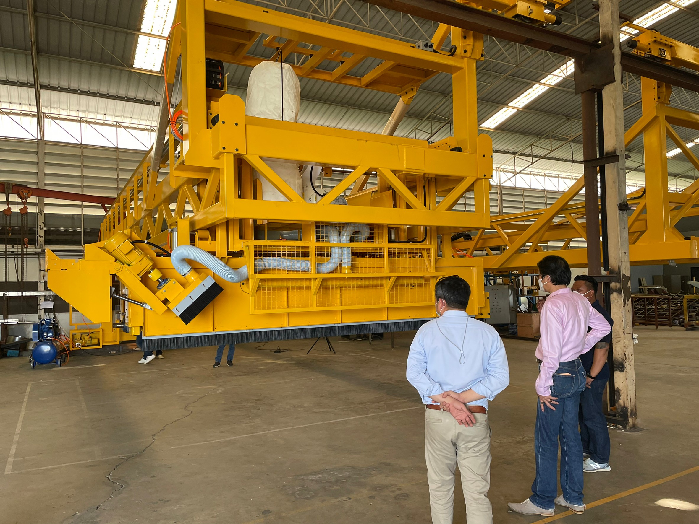 customer visit precast machine - Thairobotics-plating machine,rectifier ...